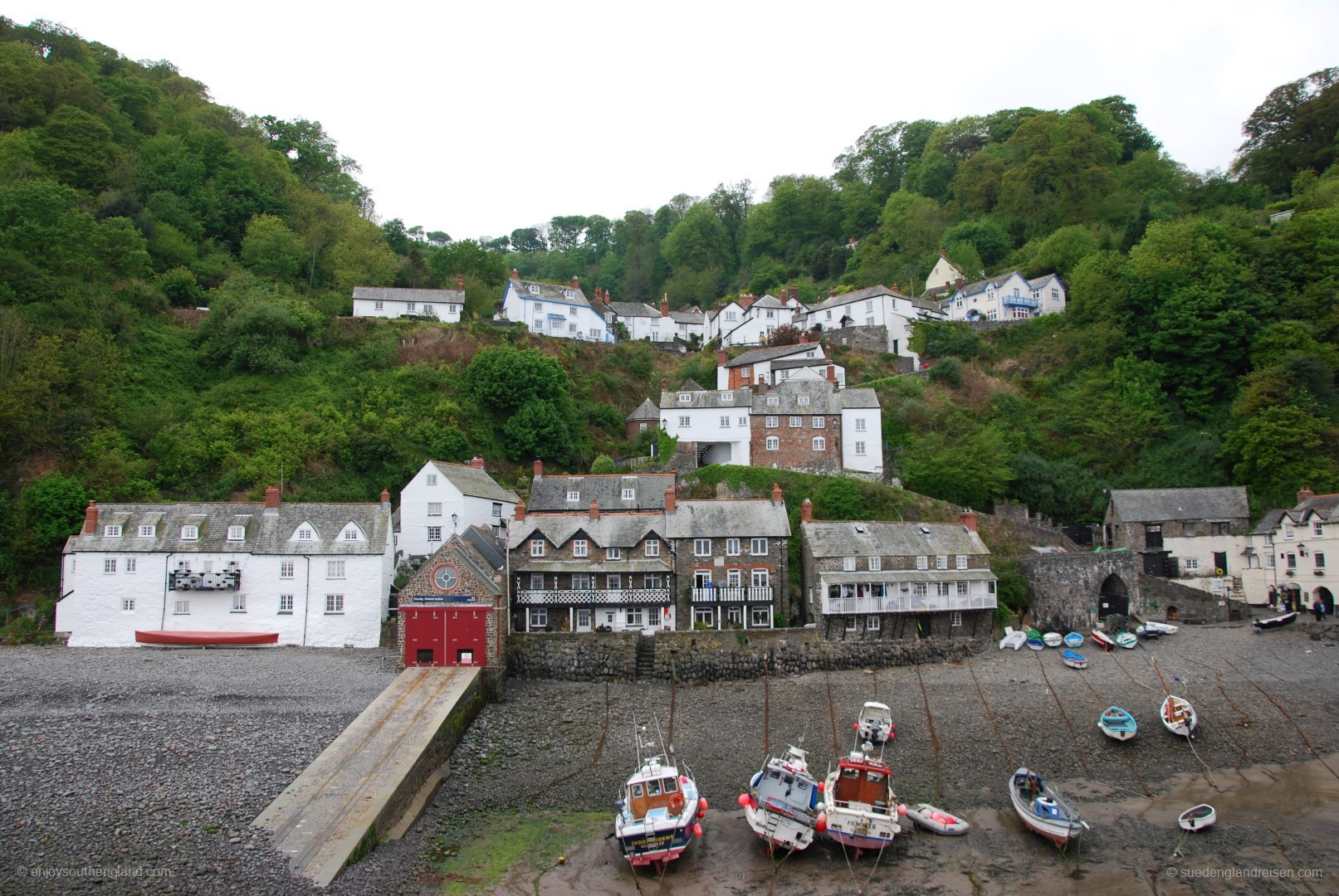 Clovelly, ein Fischerdorf [Devon] - Südengland von Kent bis Cornwall